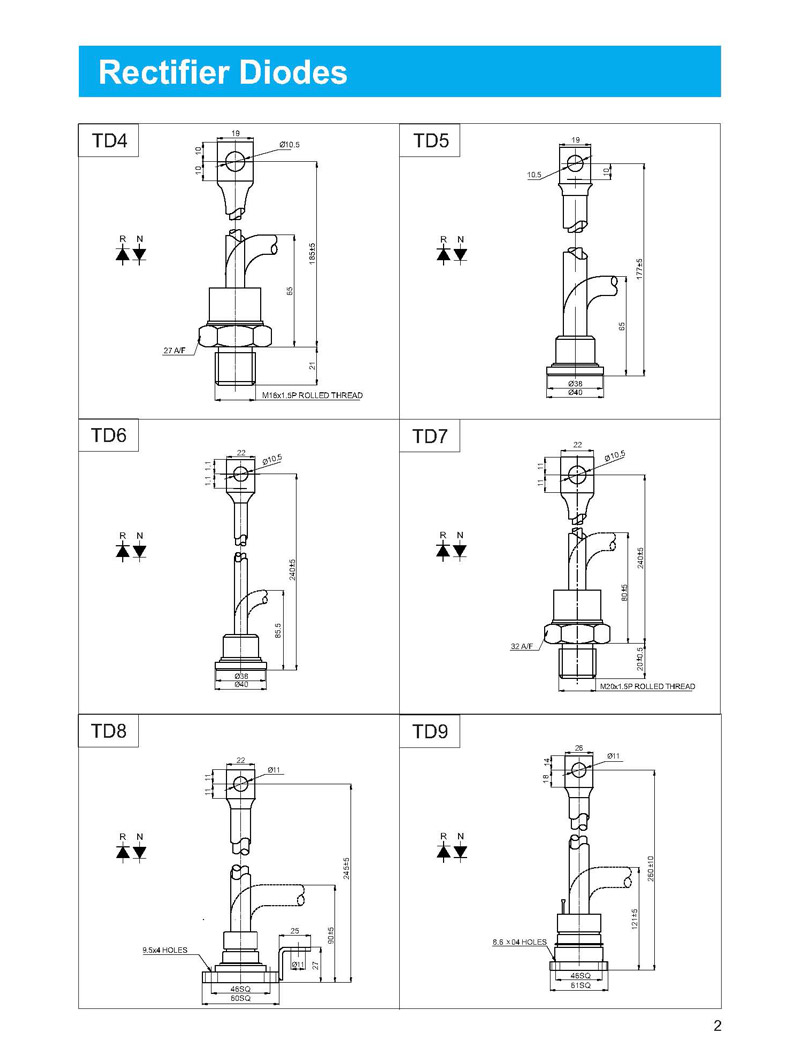 Diodos Hirect Tornillo – Mapp Electrónica
